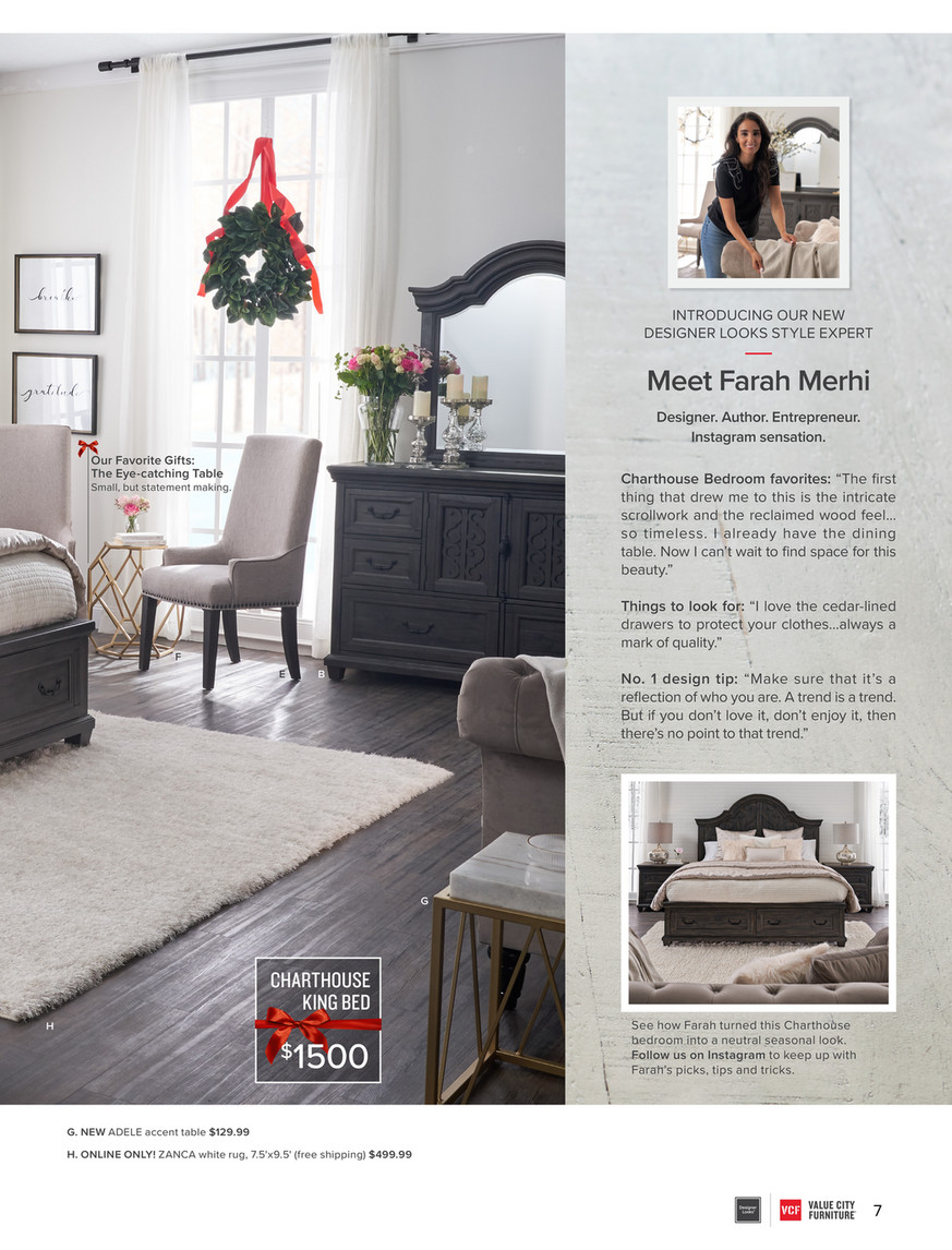 Charthouse bedroom furniture store